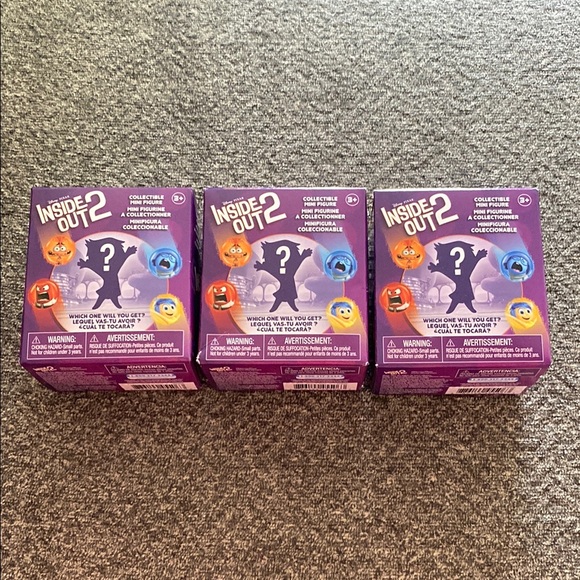 Disney | Toys | Disney Inside Out 2 Mystery Figures Purple Box3 Total ...